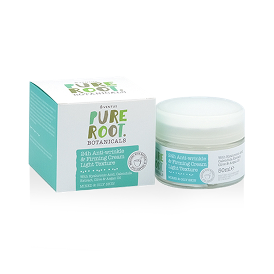 PURE ROOT BOTANICALS Crema antirid – Light Texture